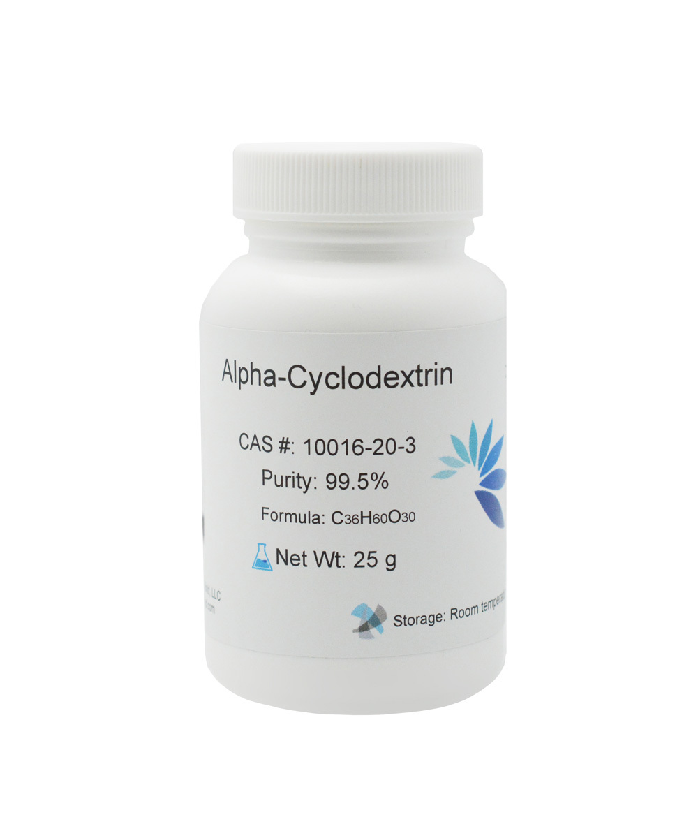 Alpha-Cyclodextrin Powder, 99.5%, 25 g, Ultra Pure, fat eating fiber ...