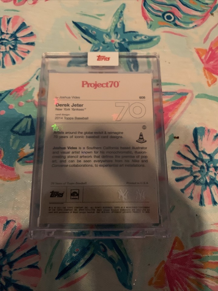 Topps Project 70 Card 608 - Derek Jeter by Joshua Vides Yankees | eBay