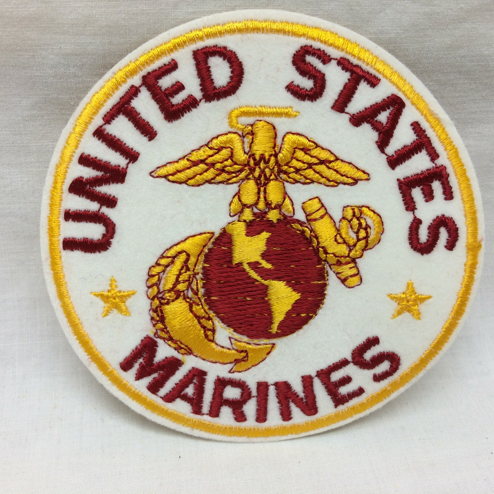 Military Patch Badge USMC Marine Corps Large EGA Plastic Back Variant ...