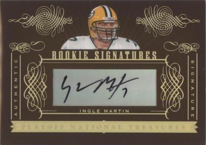2006 Playoff National Treasures - Rookie Signatures Ingle Martin #152 ...