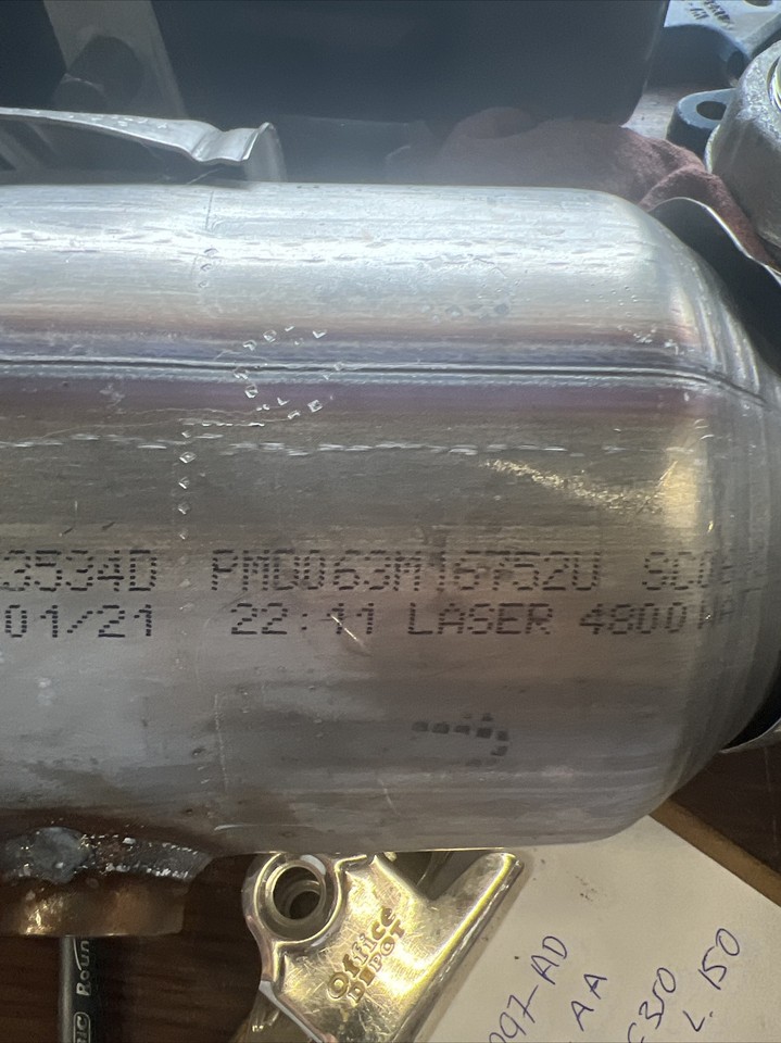 ford catalytic convertor HC34-5F285-AD ford 350-CC34-5K282-AA #259 lin ...