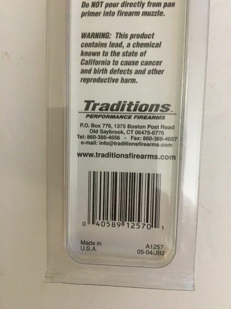 Traditions™ Flintlock Pan Primer-3 Grain Dispenser-A1257-RARE VINTAGE ...