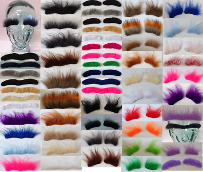 Funny fake eyebrows, costume eyebrows, monobrow, unibrow, zoom fancy ...