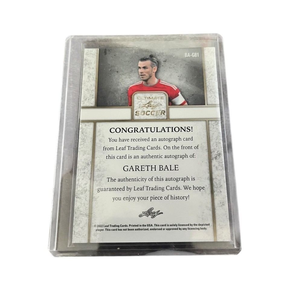 Ultimate Leaf Soccer Signed Gareth Bale | eBay