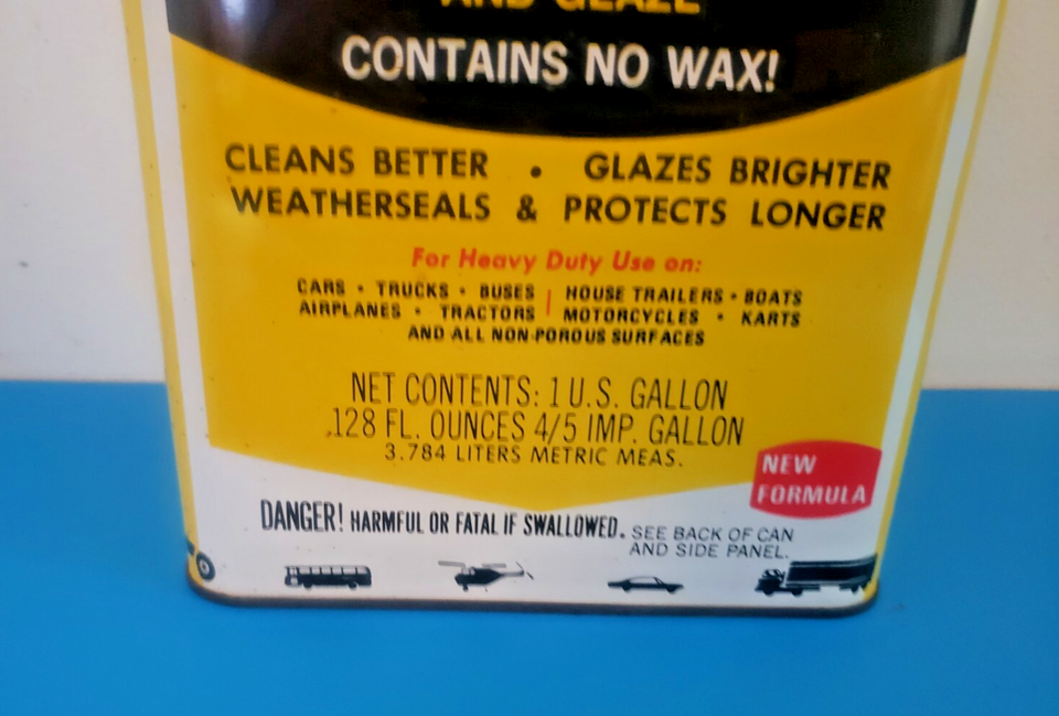 NOS Vintage Astro Shield Auto Polish and Glaze Car Polish Sealed Can ...