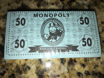 Monopoly Major League Baseball Edition Property Game Pieces (MONEY ...