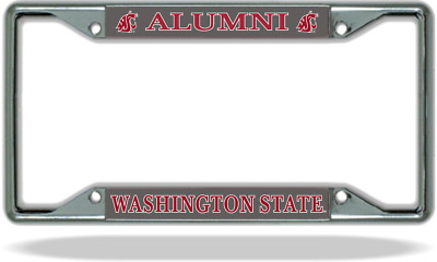 Washington State ALUMNI License Plate Frame | eBay