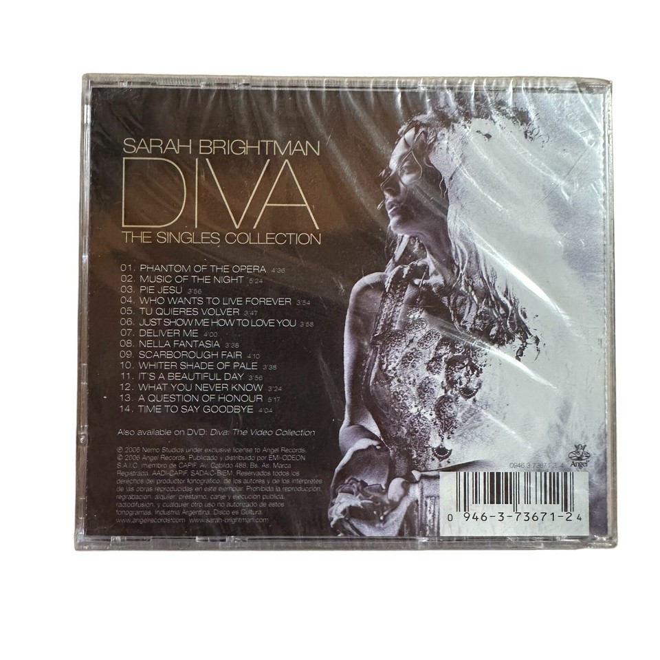 Sarah Brightman Diva The Singles Collection (CD 2006 Angel ) Greatest ...