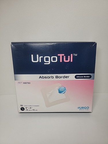 Urgotul Absorb Silicone Border Dressings 6" x 6" 10 PACK REF 550763 | eBay