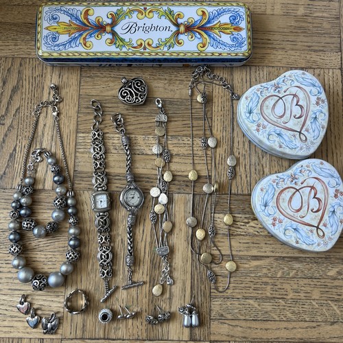 Brighton Jewelry LOT - Necklaces, Bracelets, Earrings, Charms, Ring ...