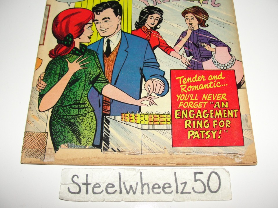 Patsy Walker #114 Comic 1964 Marvel Stan Lee Stan Goldberg With Paper ...