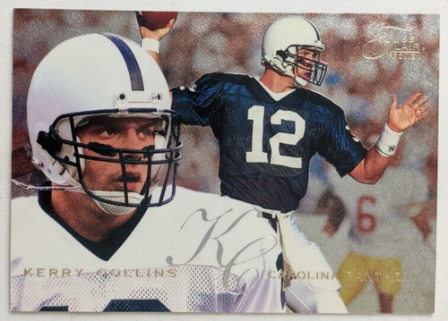 Kerry Collins 1995 Fleer Flair Preview #4 Football Card NFL Rookie RC ...
