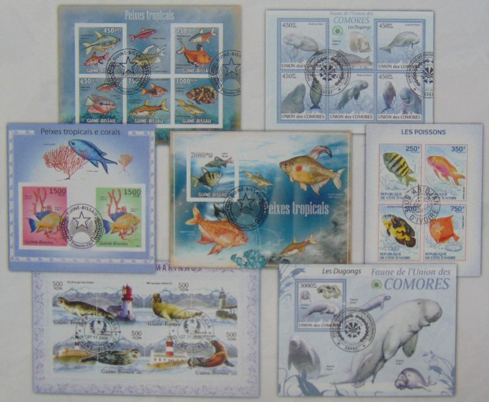 10 diff. topical stamp packets w/ 70 sheets cat. listed (cto) Lot #2 | eBay