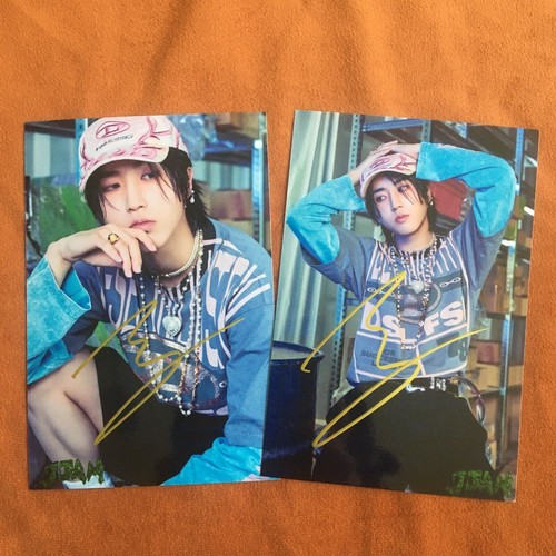 Stray Kids HAN Photo JJAM Autographed Signed K-POP Collection 4*6 2024 ...