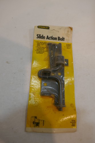 NOS Stanley Slide Action Bolt Heavy Gauge Steel Gate Latch 3/8" Bolt 76 ...