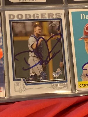 DAVID ROSS AUTOGRAPHED SIGNED 2004 TOPPS CHROME CARD DODGERS COA | eBay