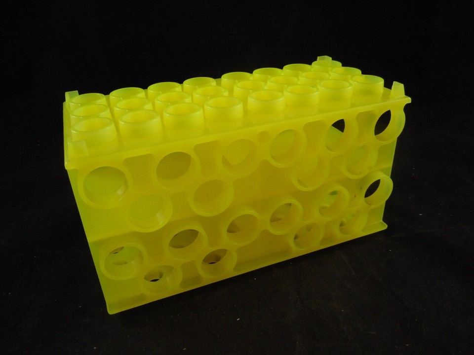 TUFFBLOK XL Plastic 4-Way Tube Racks Heavy Duty PP 8/20/24/40 12-30mm ...