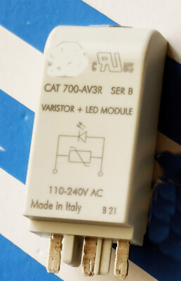 1PC CAT 700-AV3R VARISTOR LED MODULE 110-240V Socket Indicator Light ...