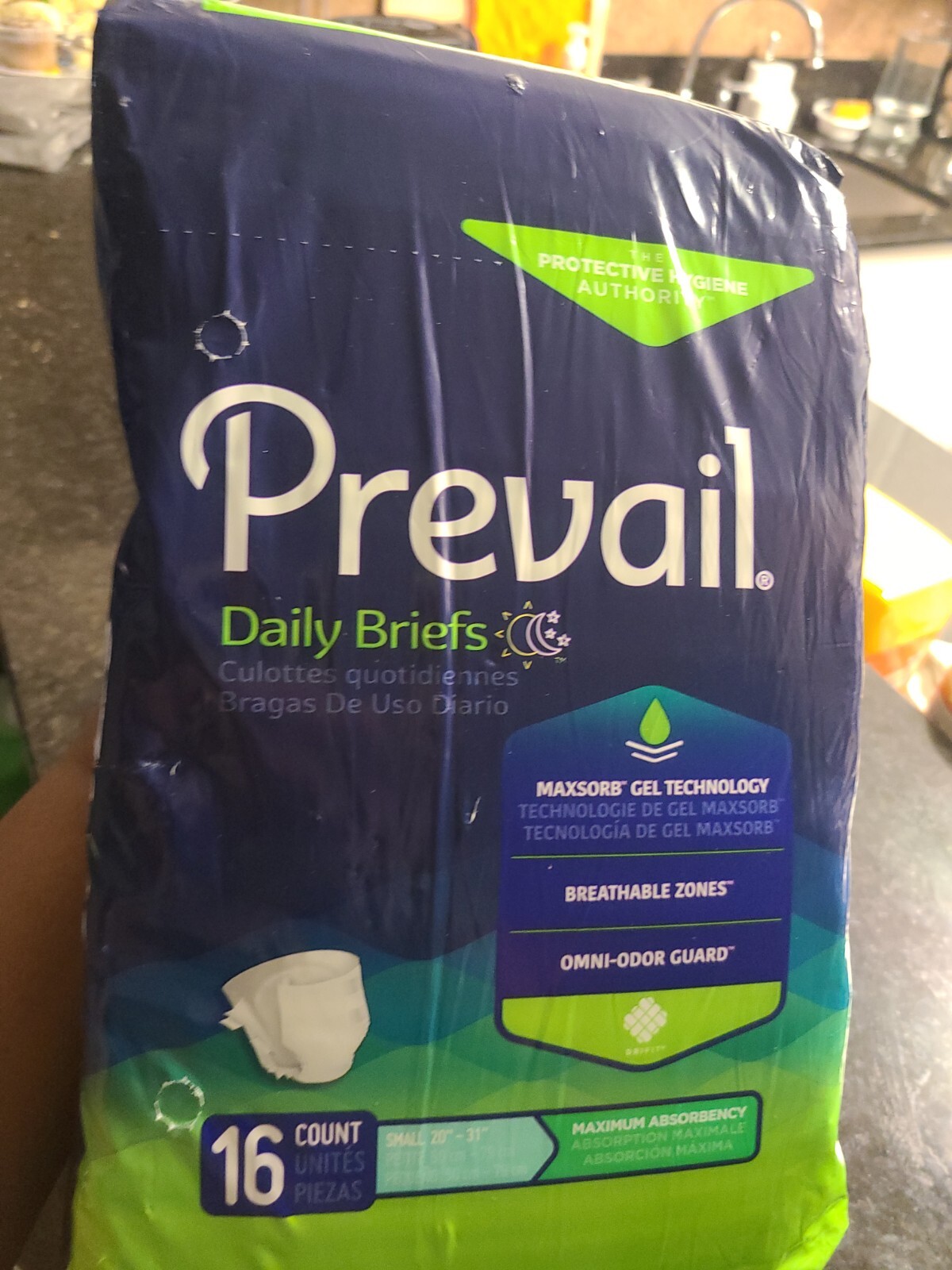Prevail Daily Briefs PV-011 Underwear Pull up 16 Count Youth Small ...