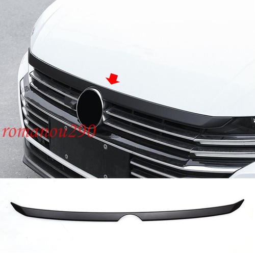 For VW Arteon 2019-2022 ABS Matt Black Hood Bonnet grille Molding Cover ...