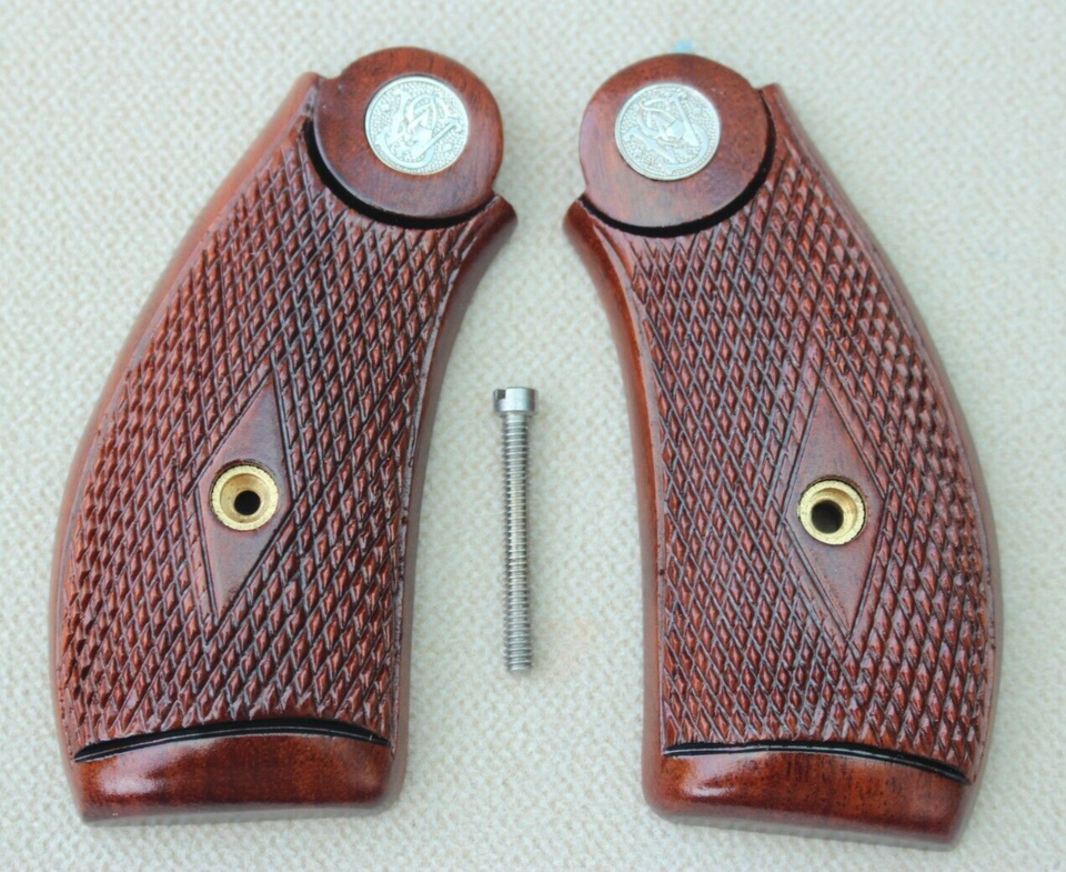 S&W K, L FRAME ROUND BUTT MODEL 66, 686 CUSTOM PRE-WAR DIAMOND CHECKERED# RANDOM | eBay