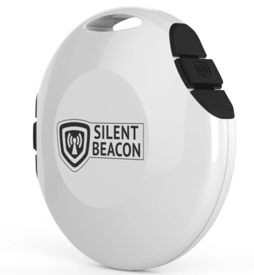Silent Beacon Panic Button Safety Device: GPS Tracker 2-Way Phone Calls ...