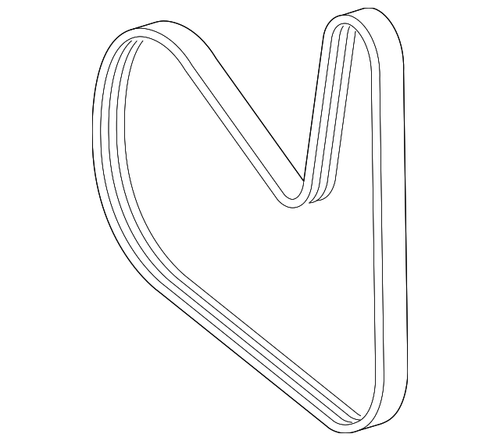 Genuine Mercedes-Benz Serpentine Belt 003-993-28-96 | eBay