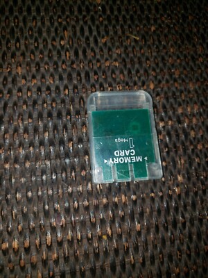 Clear Memory Card 1 Mega PS1 Expansion For PlayStation 1 OAK747 Good 1E ...