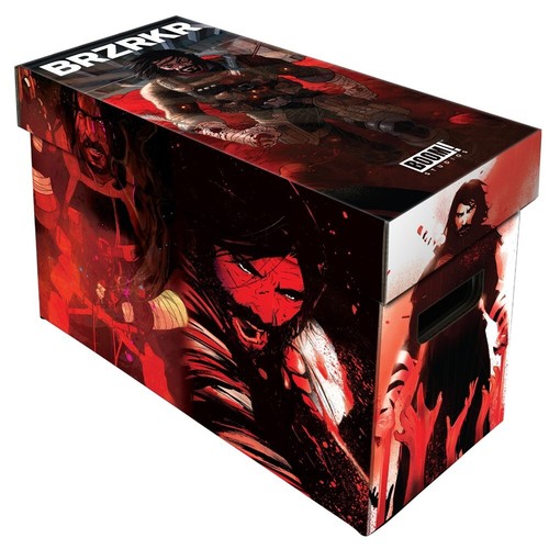 BCW Short Cardboard Comic Book Storage Box with BRZRKR Berzerker Art ...