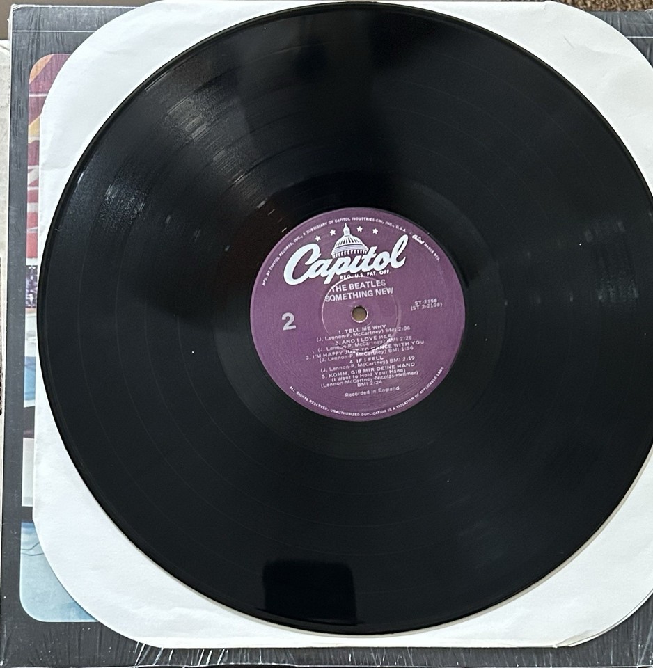 The Beatles Something New LP Capitol Records Purple Label ST 2108 in ...