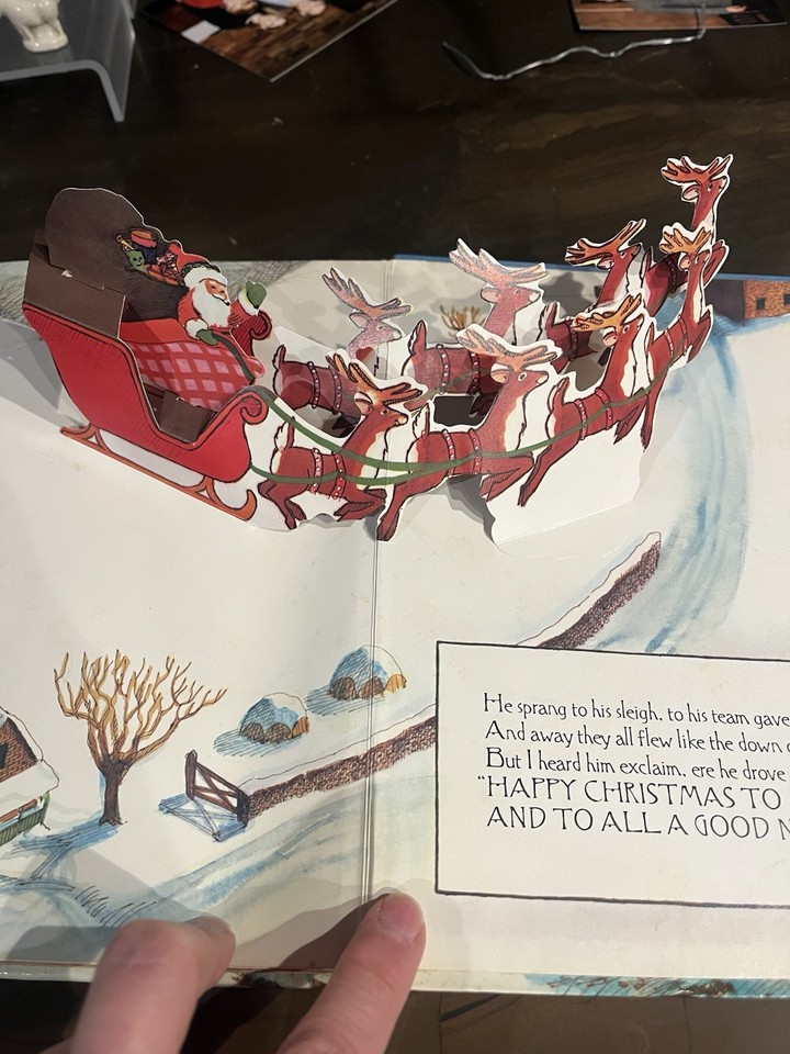 Vintage Hallmark Pop-Up Book: The Night Before Christmas by Clement ...
