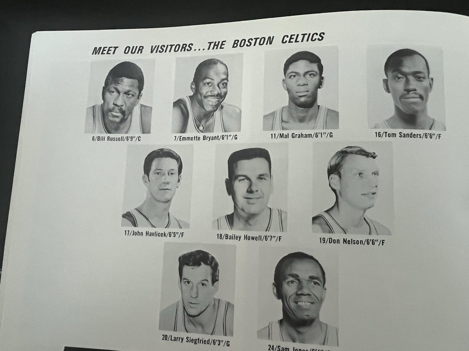 Classic Vintage 1968 Milwaukee Bucks Program Inaugural Season Ticket ...