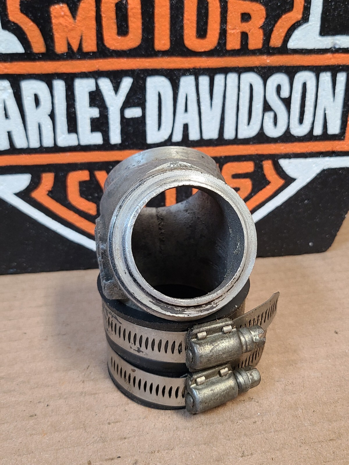 HARLEY SHOVELHEAD LECTRON CARBURETOR INTAKE MANIFOLD RARE VINTAGE | eBay