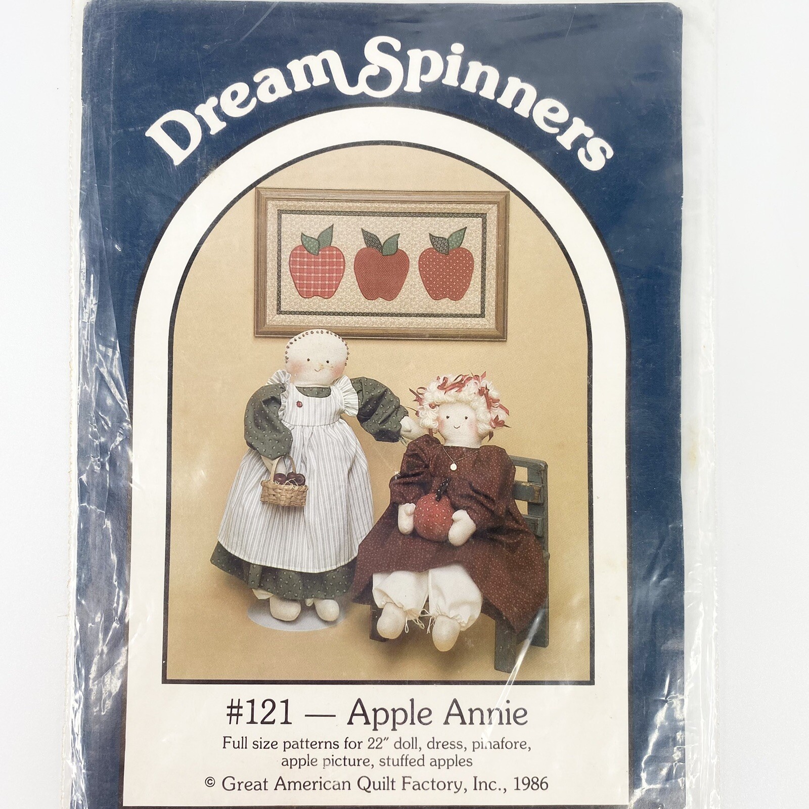 Lot of 2 Dream Spinners Patterns for Dolls Apple Annie and Wannabe A ...
