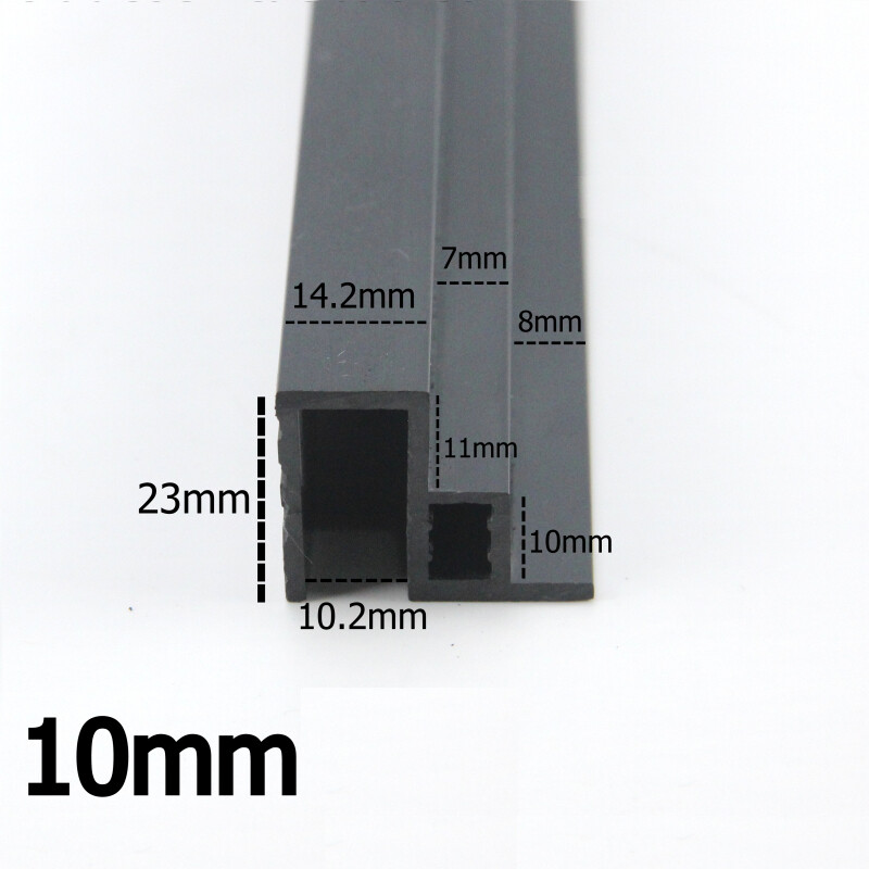 Aquarium Edge Lid Chute Side Strip Double-Layer Hood Fish Tank Rim 6 8 ...