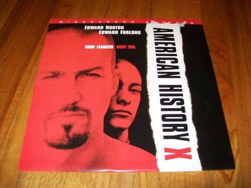 AMERICAN HISTORY X Laserdisc LD WIDESCREEN FORMAT VERY GOOD CONDITION ...