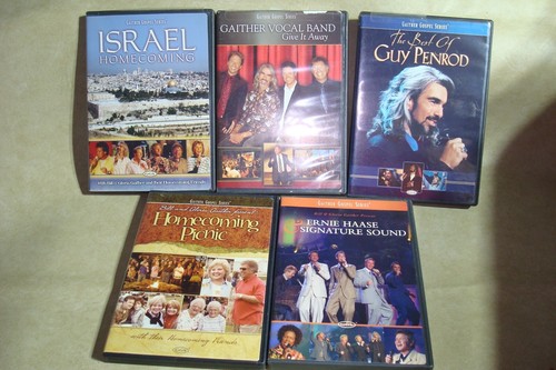 Gaither Gospel Series Lot Of 5 Dvds - Ernie Haase, Israel, Guy Penrod ...