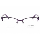 Pepe Jeans Women's Eyeglasses Purple Cat Eye Frame Clear Demo Lens ...