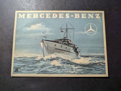 Mint Germany Mercedes Benz Diesel Motors Ship Advertisement Postcard | eBay
