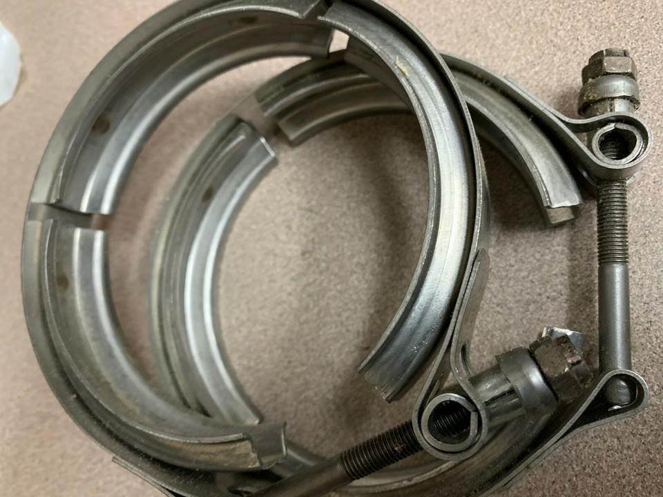 ONE GENUINE CLAMPCO 995H7-0425 V-Band Clamp 4.25" Stainless High ...