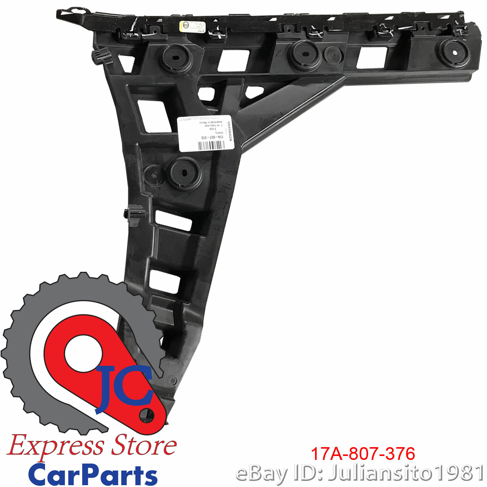 17A807376 VOLKSWAGEN GENUINE OEM JETTA REAR RIGHT GUIDE PIECE PROFILE ...