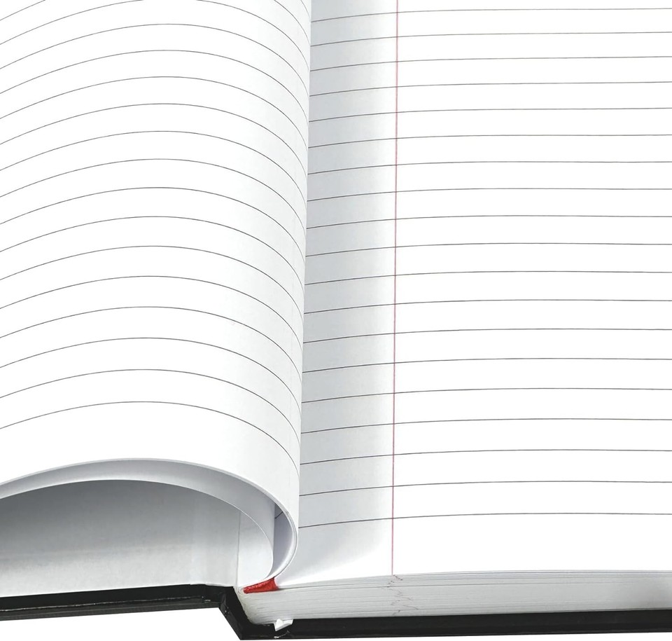 A4 Hardback Notebook Black Phone Address Book Index Tabbed 192 Pages ...