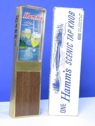 NIB - New in Box! vtg 60s HAMM'S SCENIC TAP KNOB Beer Handle item no ...