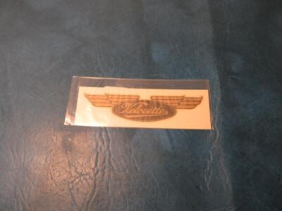 Velocette winged oval logo decal water transfer 4.5"x1" TL90 | eBay