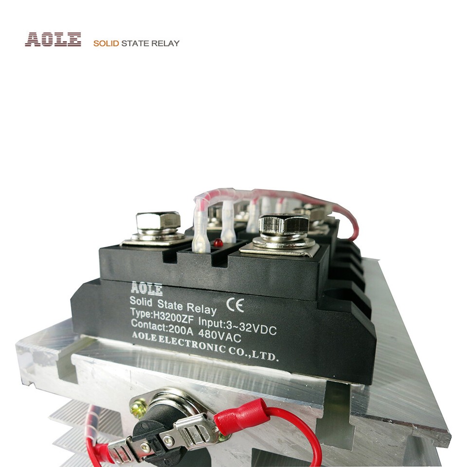 Three-phase module 200A industrial solid state relay kit H3200ZF | eBay