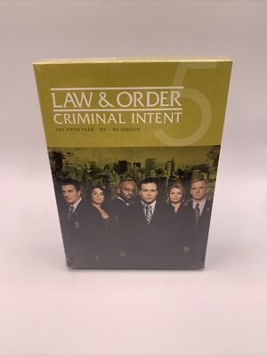 Law & Order - Criminal Intent The Fifth Year DVD Vincent D'Onofrio NEW ...