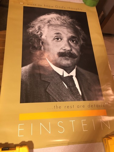 Albert Einstein Poster 1980’s Original New Authentic 24X36 | eBay