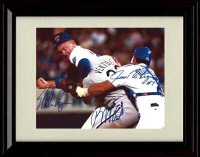 Gallery Framed Nolan Ryan and Robin Ventura - The Fight - Texas Rangers ...