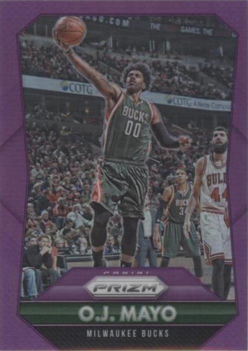 2015-16 Panini Prizm - O.J. Mayo #174 Purple Prizm /99 for sale online ...