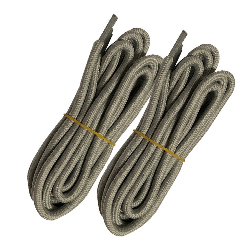 2pair 5mm Thick Heavy duty Round Boot Shoe laces Strings for Hiking ...